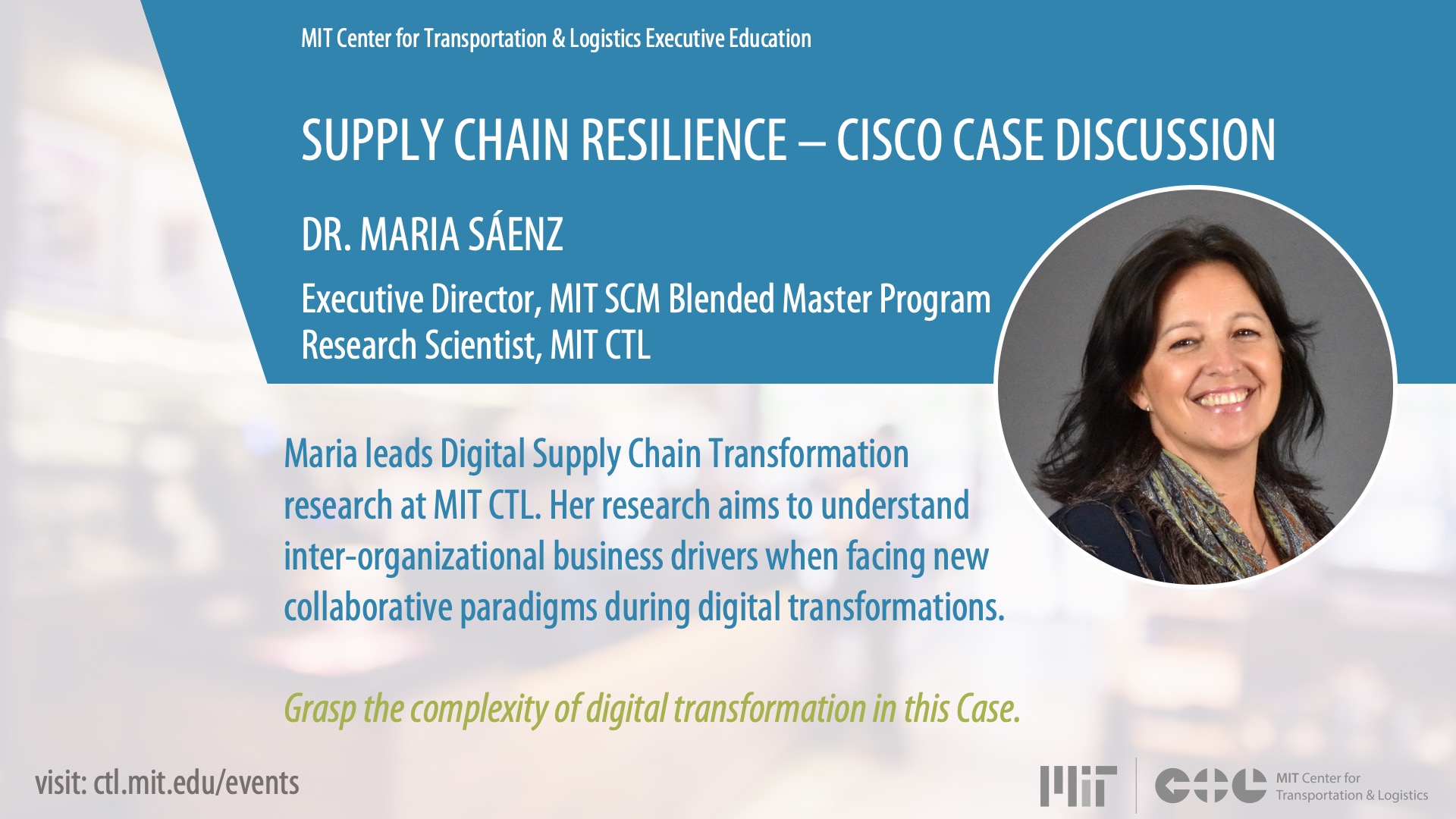 MIT CTL Executive Education: Supply Chain Resilience